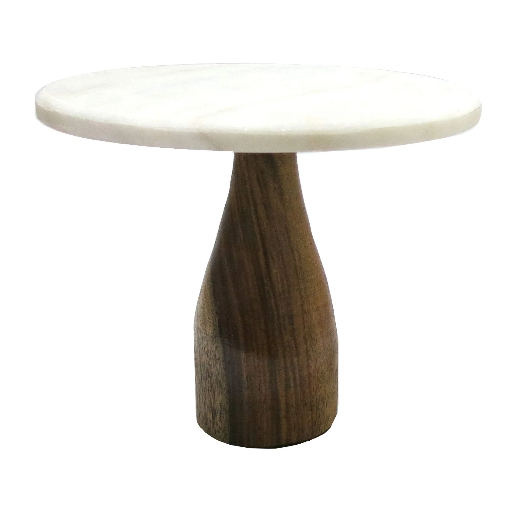 Cake Stand Pedestal Tray Marble White Natural Stone Cake Stand ...