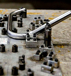 Custom CNC Freeform 3D Metal Square Pipe Bending Service