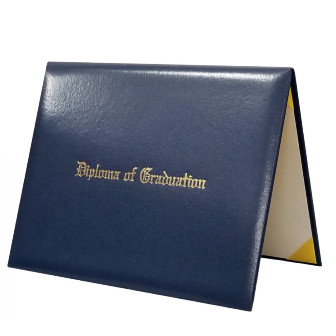 Diploma Certificate Paper Holder - Custom Graduation PU Leather Folder