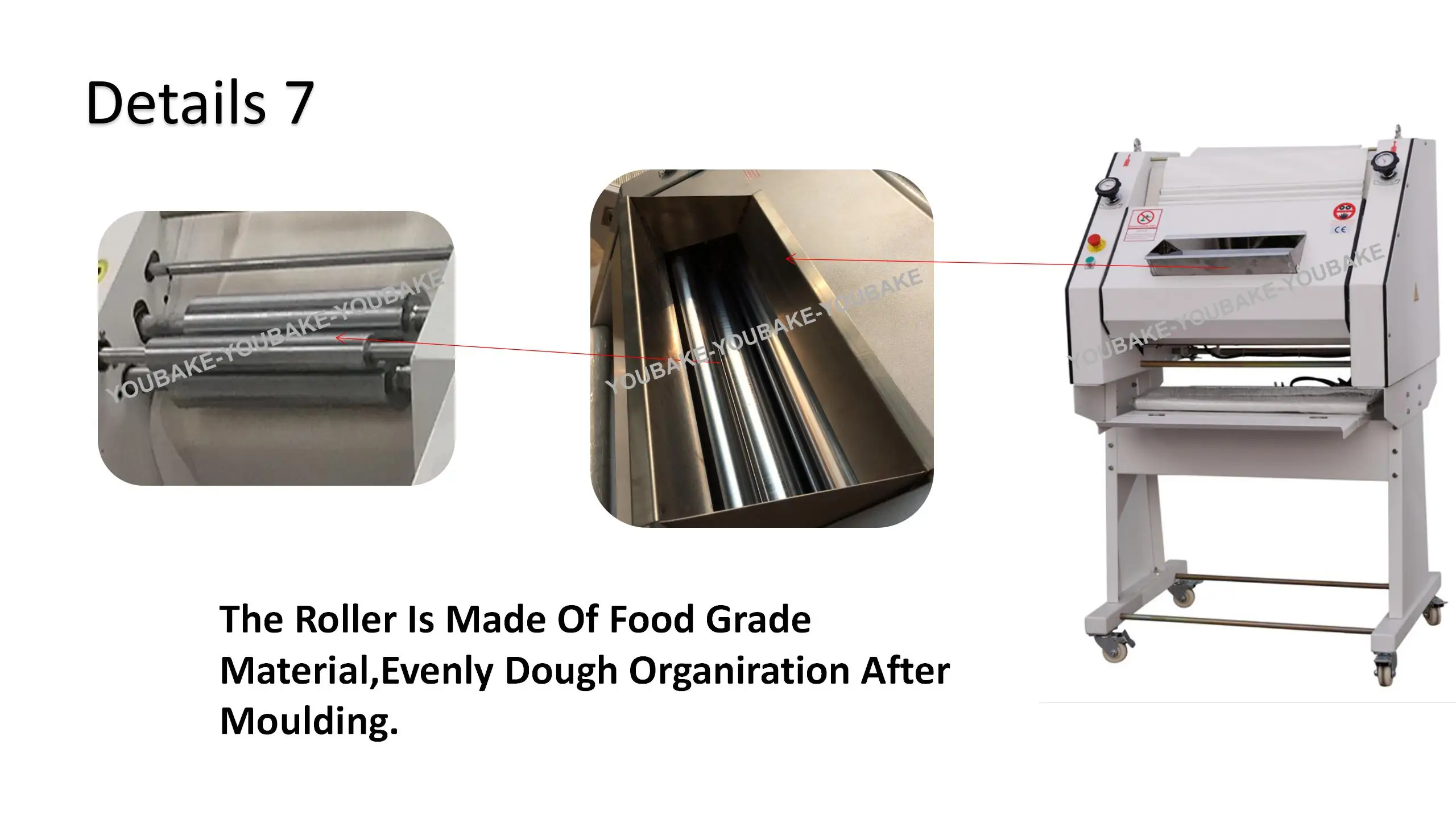 Formadora De Pan - Efficient Dough Moulding Machine