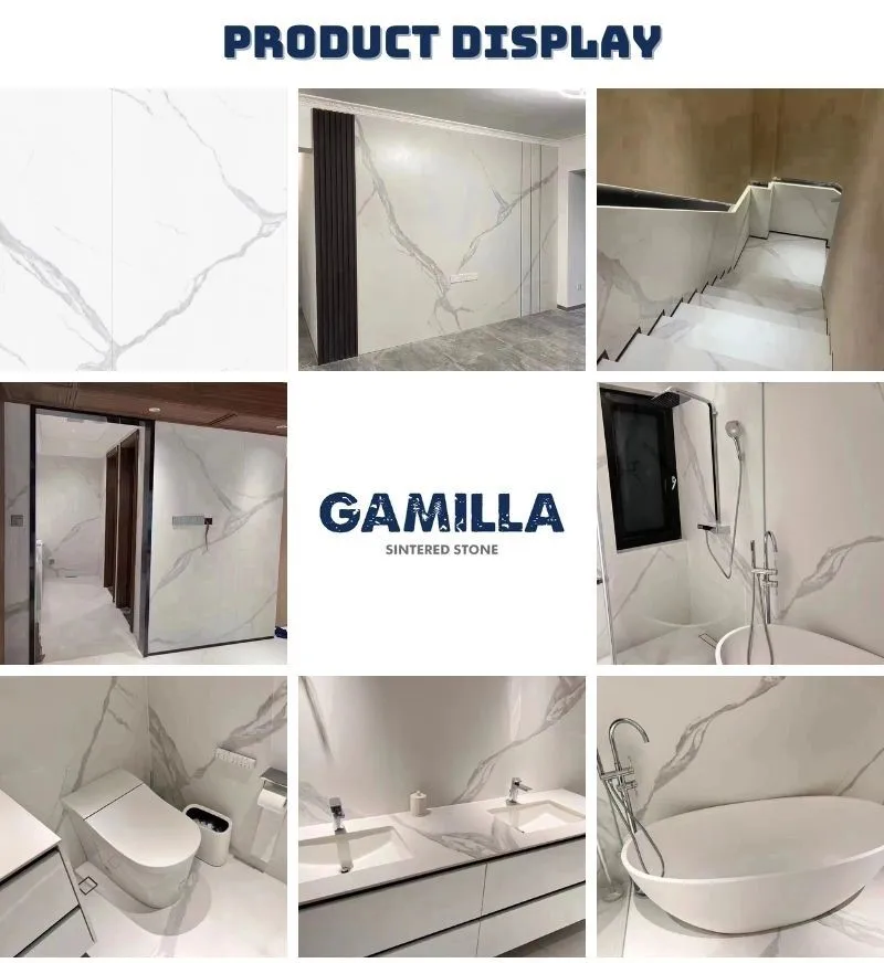 Sintered Stone Slab Victoria Sheet 900*1800*9 Full Polish White Color ...