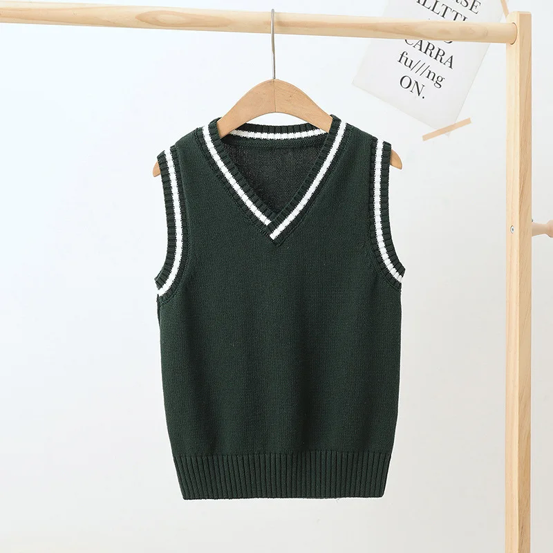 Children's Knitted Vest Spring Autumn Kindergarten Primary Secondary ...