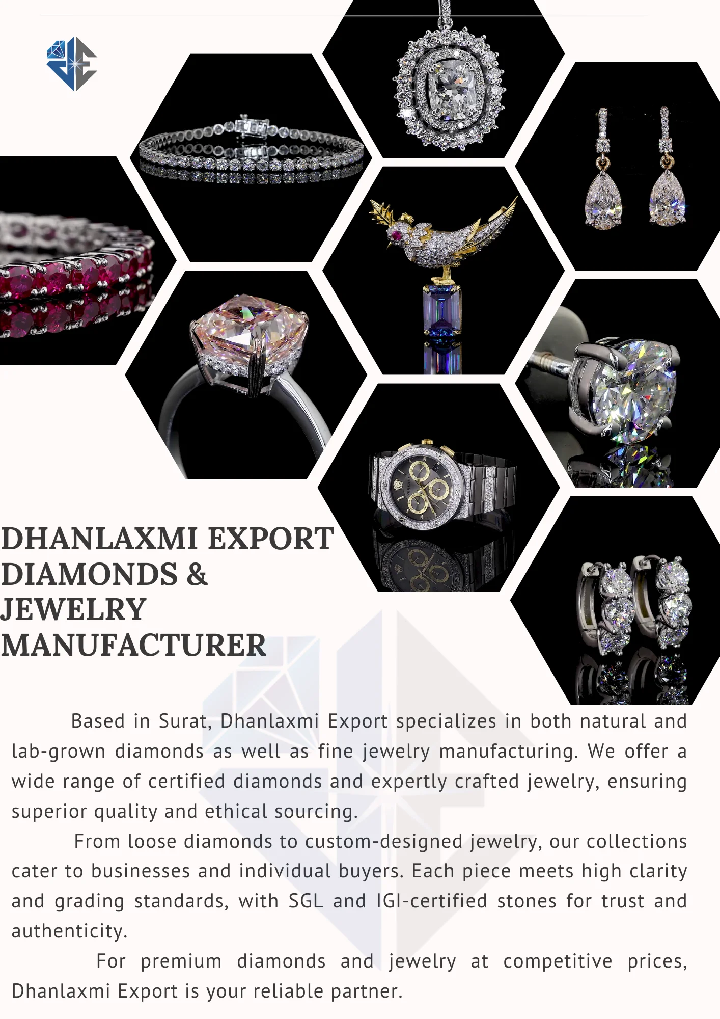 14K Gold Solitaire Lab Grown Diamond Earrings with Six-Prong Setting ...