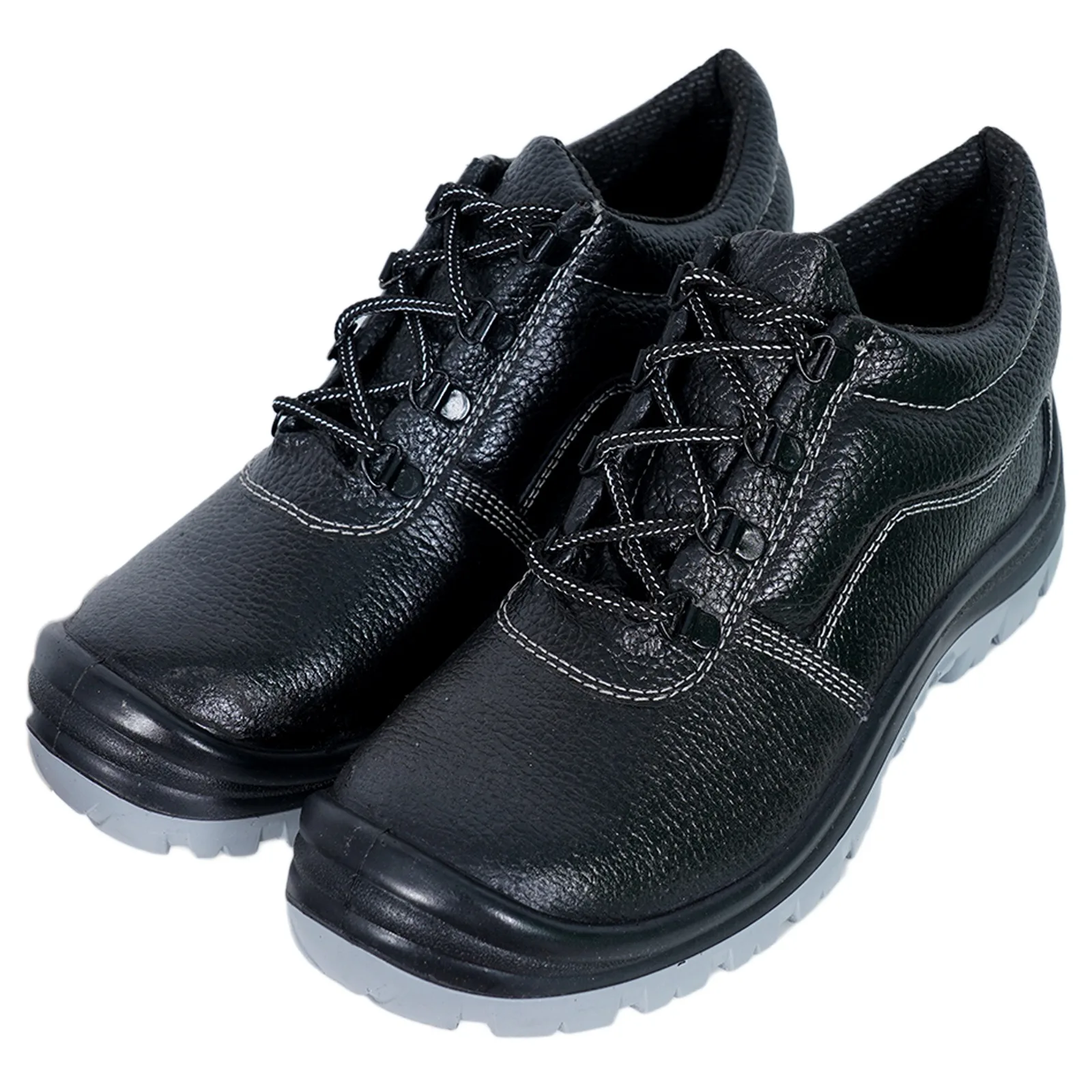 Safety Shoes For Men Genuine Leather Light Weight Slip-resistant Steel ...