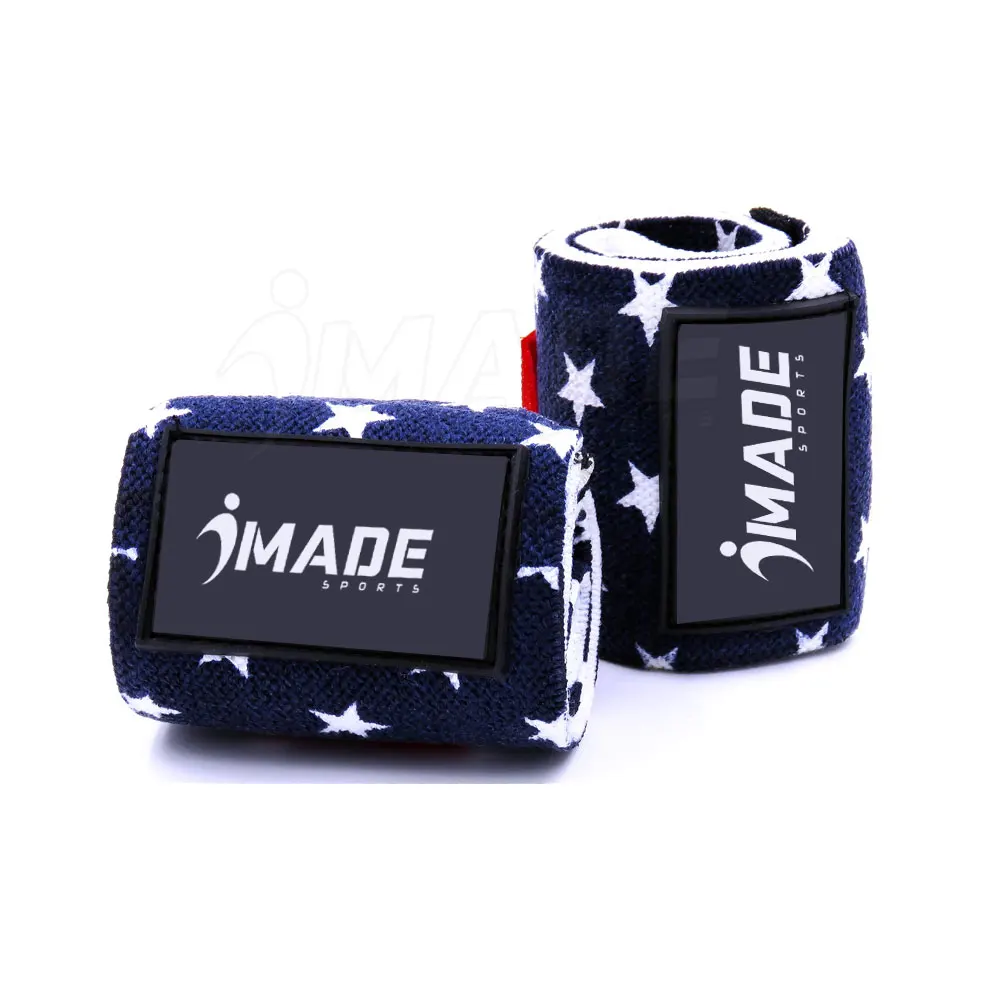 Heavy Duty Cotton Elastic Gym Wrist Wraps Hand Workout Comfortable ...