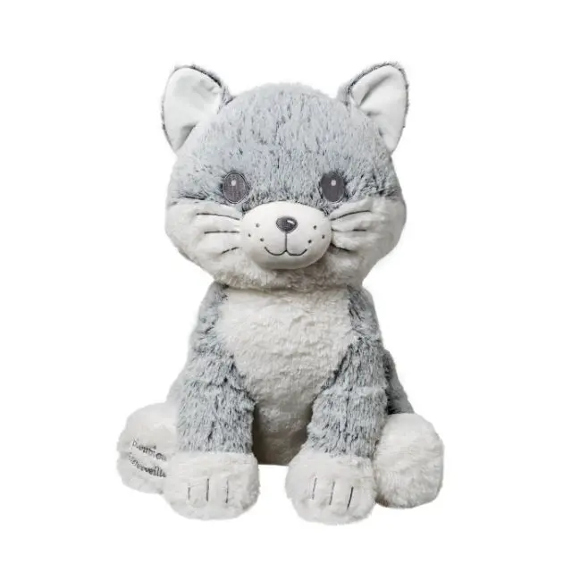 Moustache The Cat 50cm - Made In France - Giant Plush Grey Cat - Buy ...