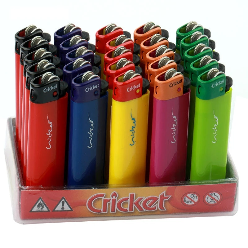 Top Quality Plastic Cricket Gas Lighter / Disposable Cricket Lighter ...