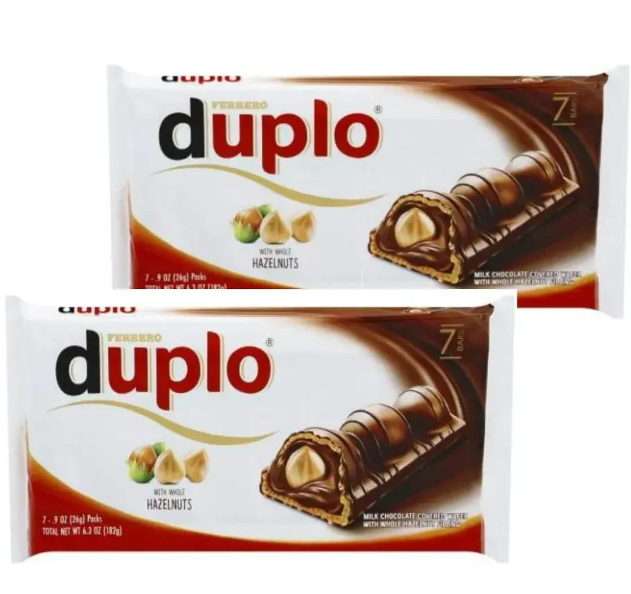 Ferrero Duplo Milk Chocolate Biscuit Bars Multipack,10 X Bars Per Pack ...