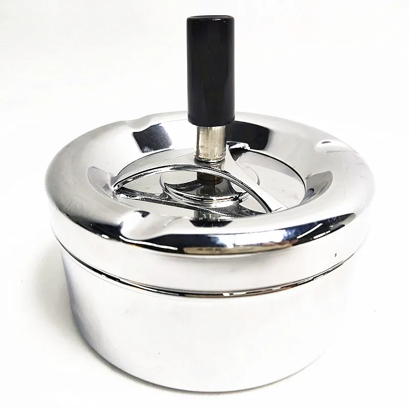 Gourmaid Spinning Metal Ashtray Push Down Button Ashtray - Buy Ashtrays ...