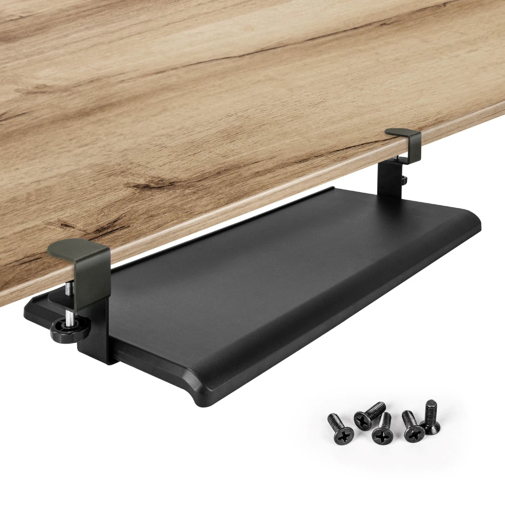 Ergonomic Clamp on Keyboard Tray - Enhance Your Workspace