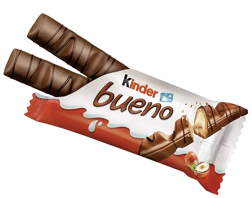 Kinder Bueno Bar - Milk/chocolate/wafer/hazelnut - 43g - Buy Chocolate ...