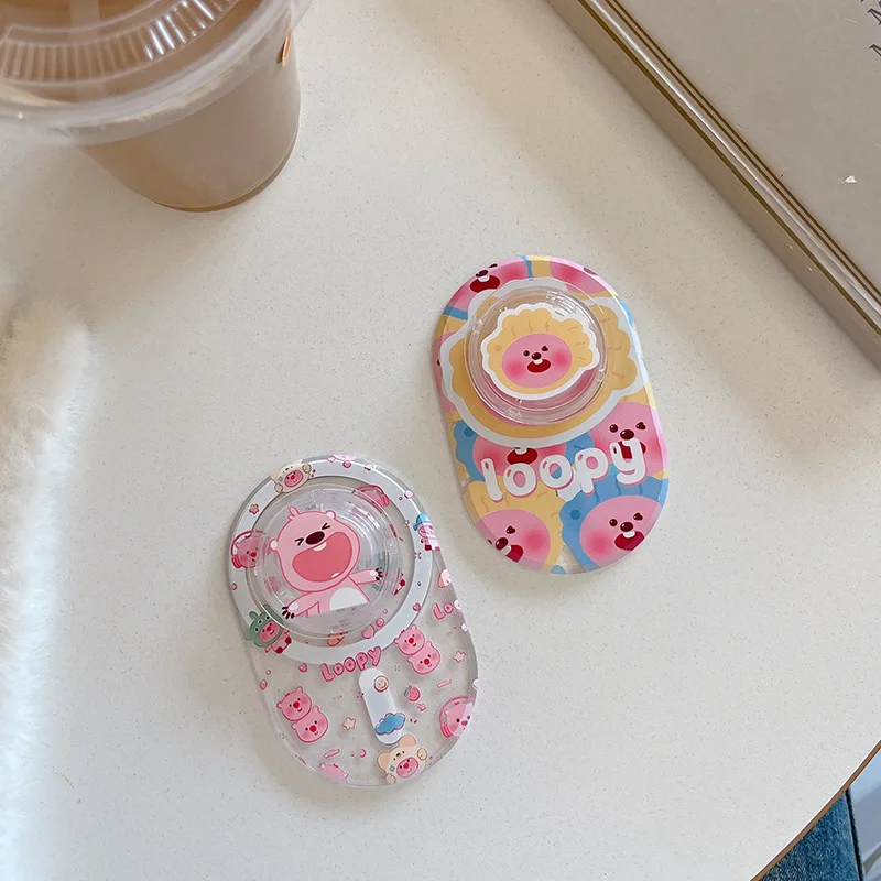 Korean Pop Cute Loopy Universal Acrylic Kawaii Popsocket Agnetic Mobile ...