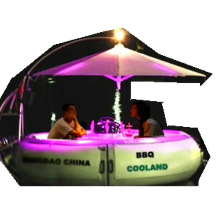Self-draining Water Barbecue Boat Outdoor Scenic Park Leisure Boat ...