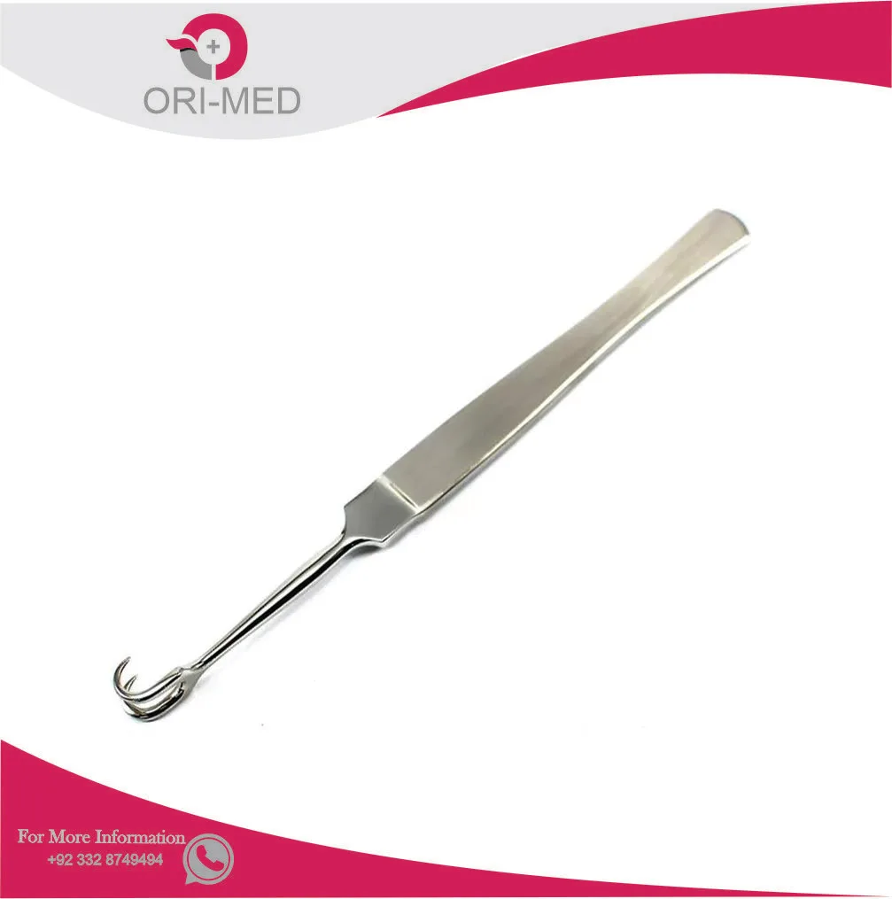 Premium Tracheal Hook Retractor Wound Retractors 16 Cm 2 Sharp Prongs ...