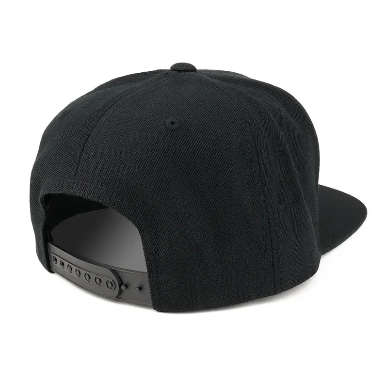 Metallic Thread Diamond Embroidered Flex Fitted Original Snapback. Flat ...