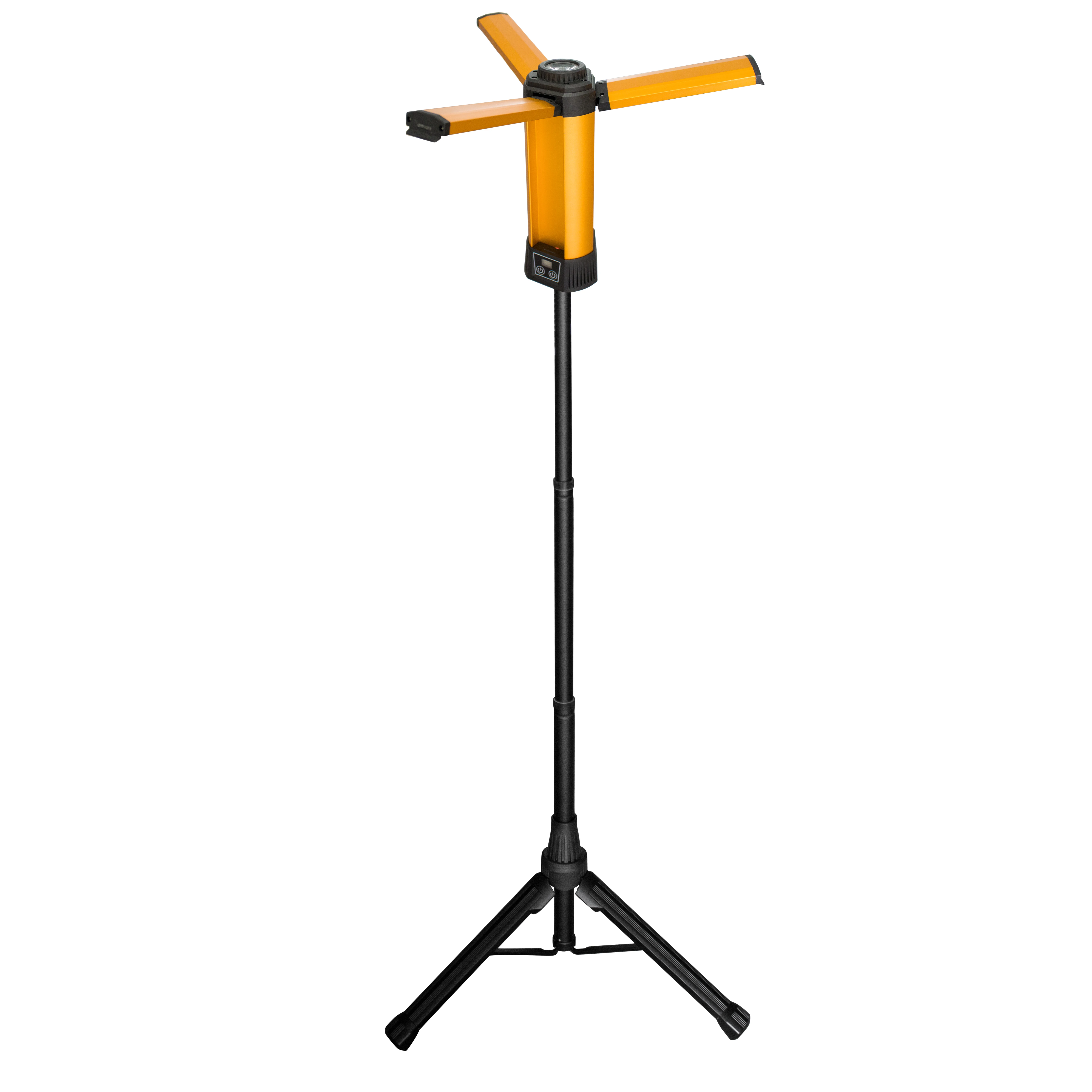3 Panel 2500Lm Aluminum Alloy Tripod Worklight Telescoping Work Light ...