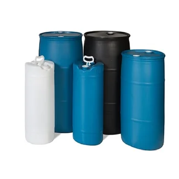 200l Blue Hdpe Used Plastic Drum Chemical Sealed Oil Barrel 200liter/kg Double Lid Blow Molding ...
