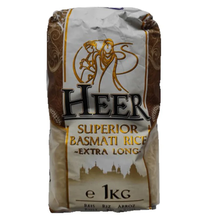 Parboiled Basmati Rice Heer - 20kg Basmati Rice Extra Long Grade 100% ...