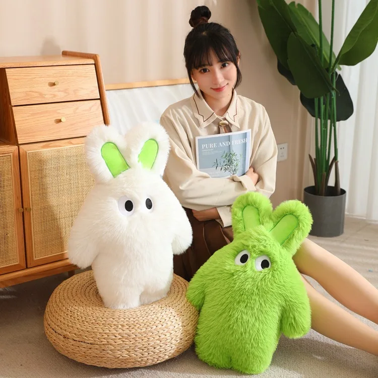New Arrival Hairy Radish Rabbit Plush Toy Cute Stuffed Animal Rabbit ...