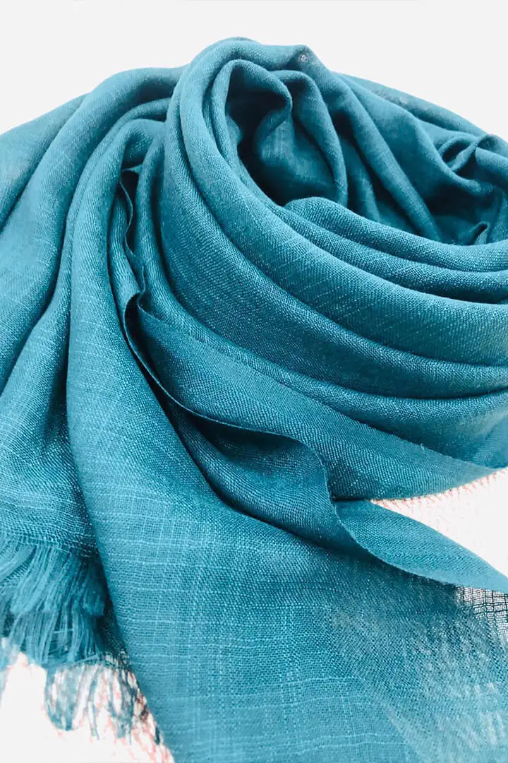 Plain Flammed Shawl Traditional Islamic Clothing Women Hijab Girl ...