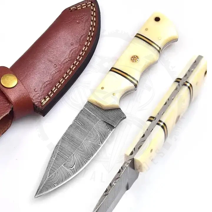 Professional Handmade Hunting Knife Fixed Blade Camping Hunting Knife ...