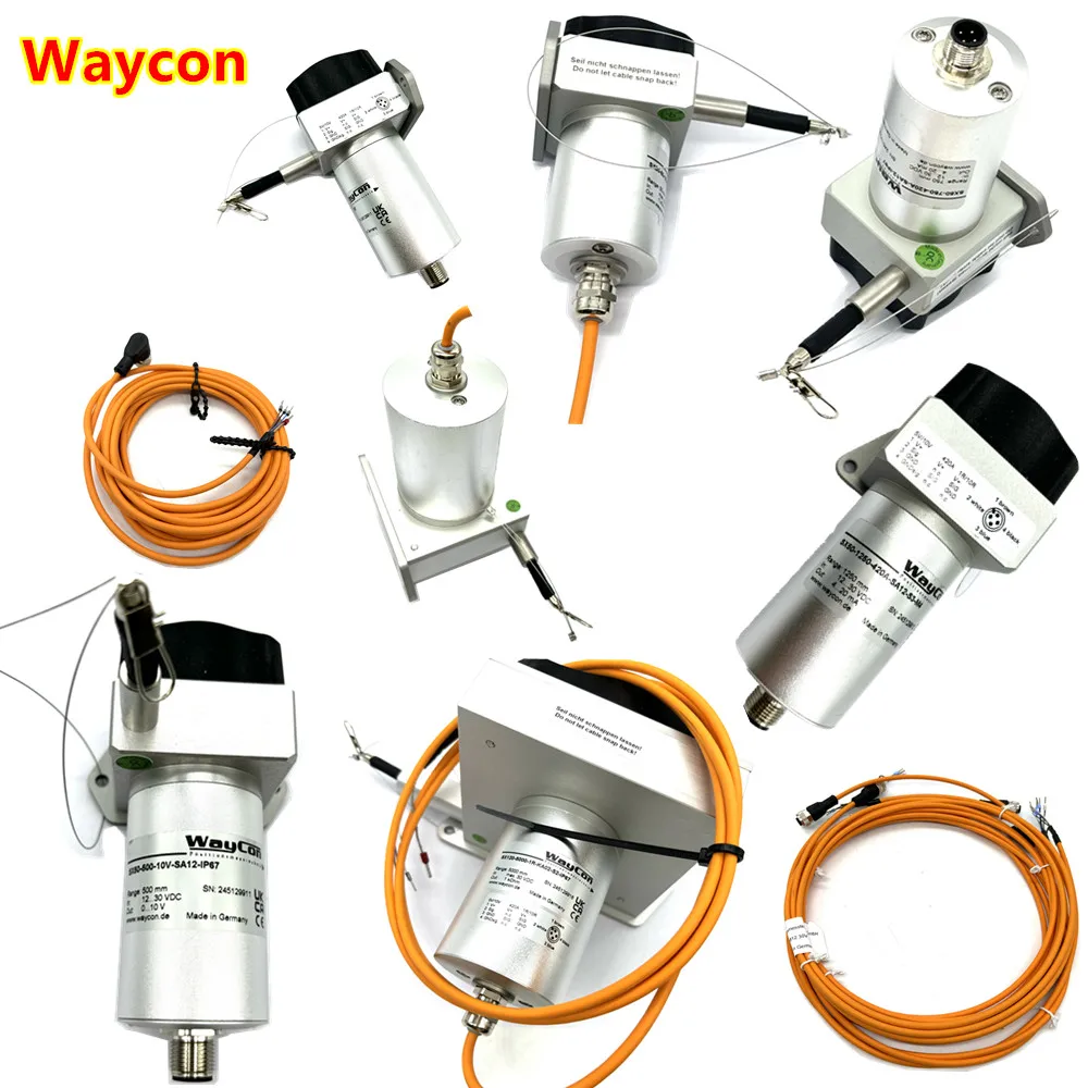 Waycon Draw Wire Encoder Displacement Sensor Sx50-50-1r-ka02 Sx50-1250 ...