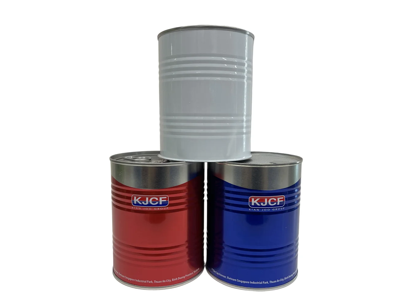 Customized Color Metal Cans 350gm-400gm Canned Food Round Shape Uv ...