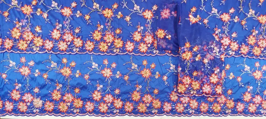 Handmade Best Nigerian Women's George Wrapper Design Dress