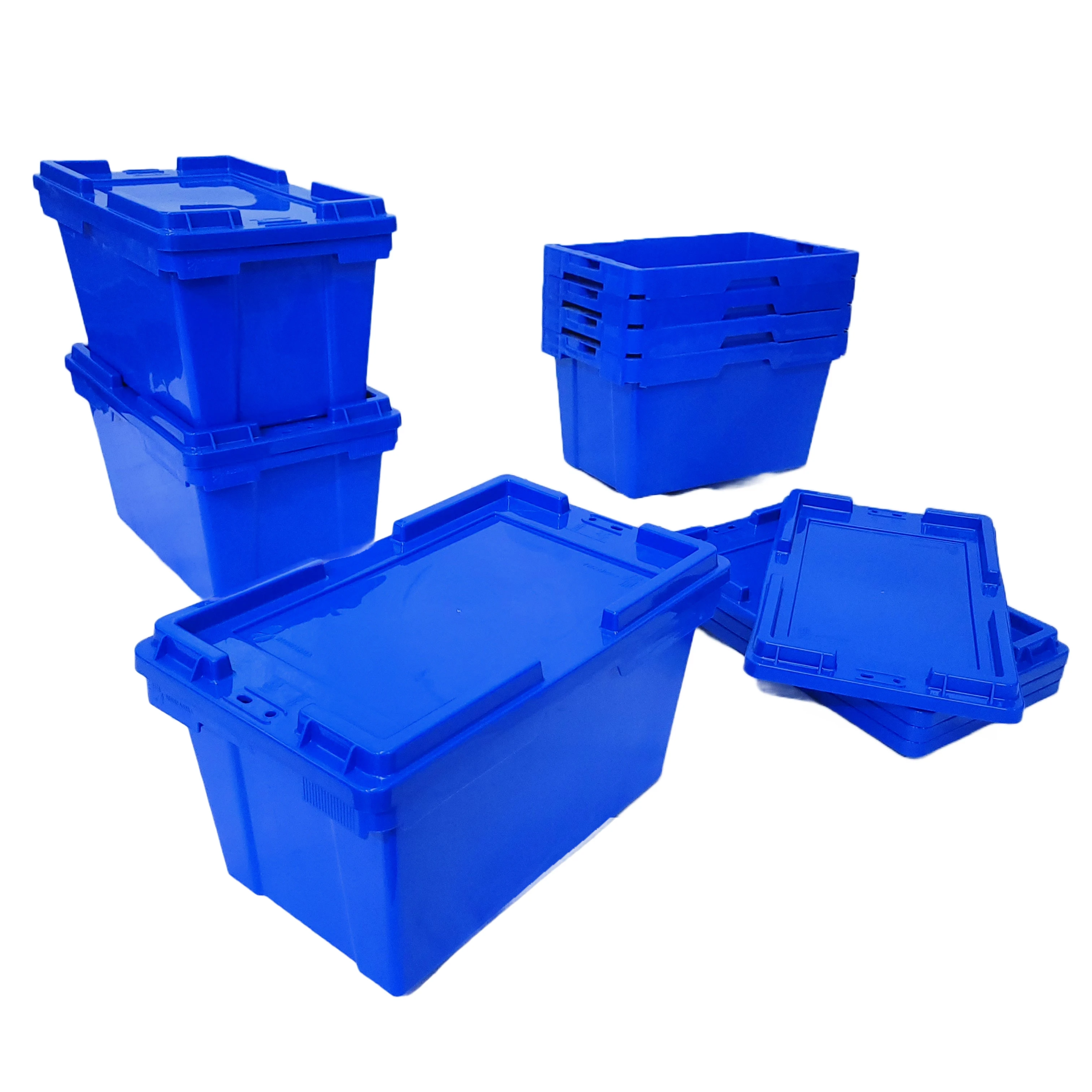 Heavy Duty Plastic Box 26l Moving Box Stackeable And Nestable Storage ...