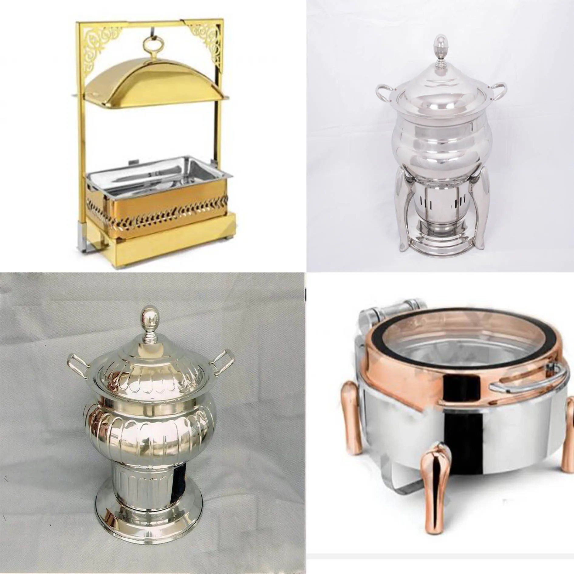 Luxury Hotel Chafing Dish 9.0l Golden Buffet Server Food Display Stand Chafing Dishes - Buy ...