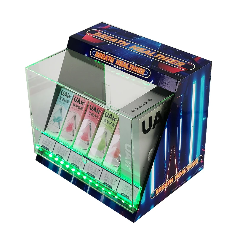 Custom Floor Cigarette Showcase Smoke Shop Decoration Wholesale ...