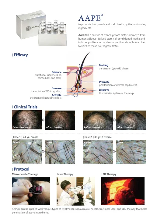 Korean High-end Stem Cell Exosome Hair Booster(ampoule) - Buy Hair ...