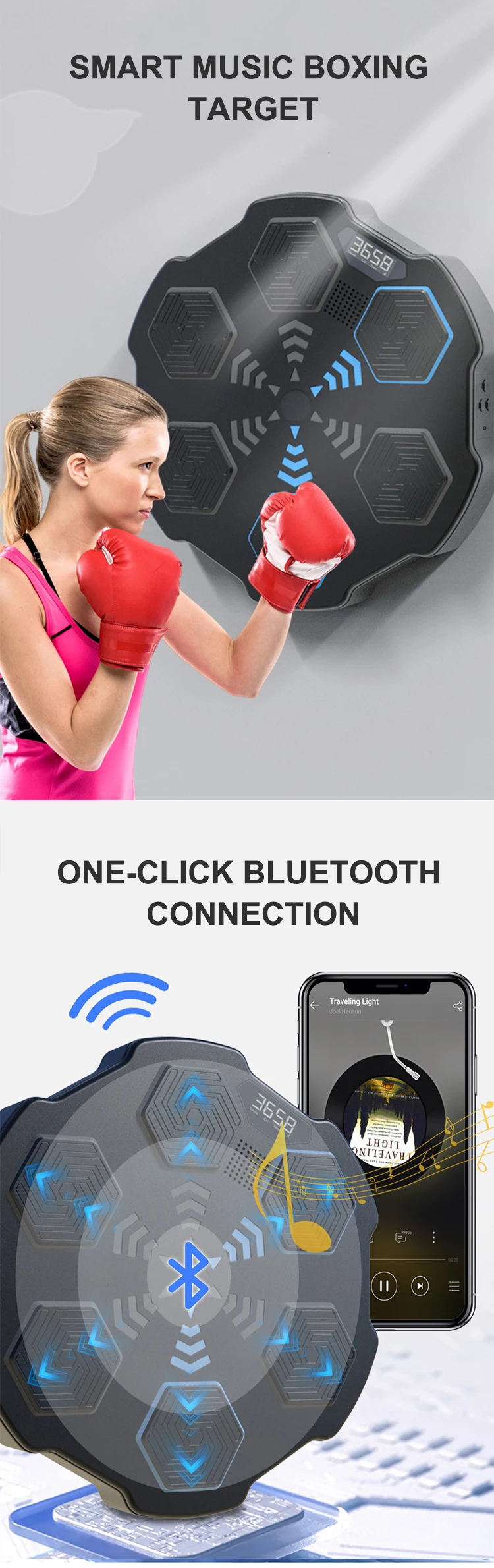 Procircle Smart Music Boxing Machine - Intelligent Training