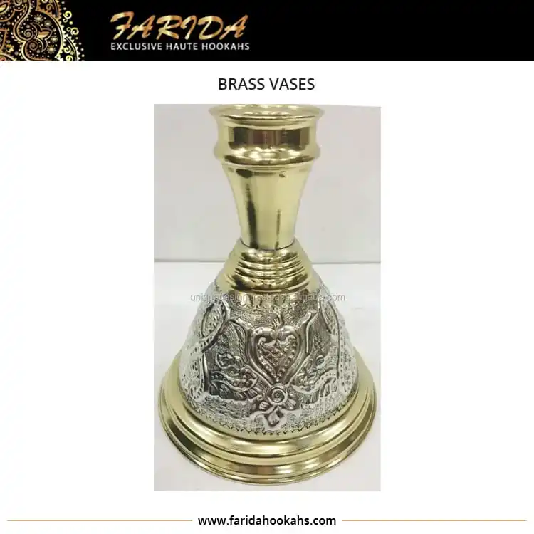 Farida Brass Vases - Unique Egyptian Hookah Designs