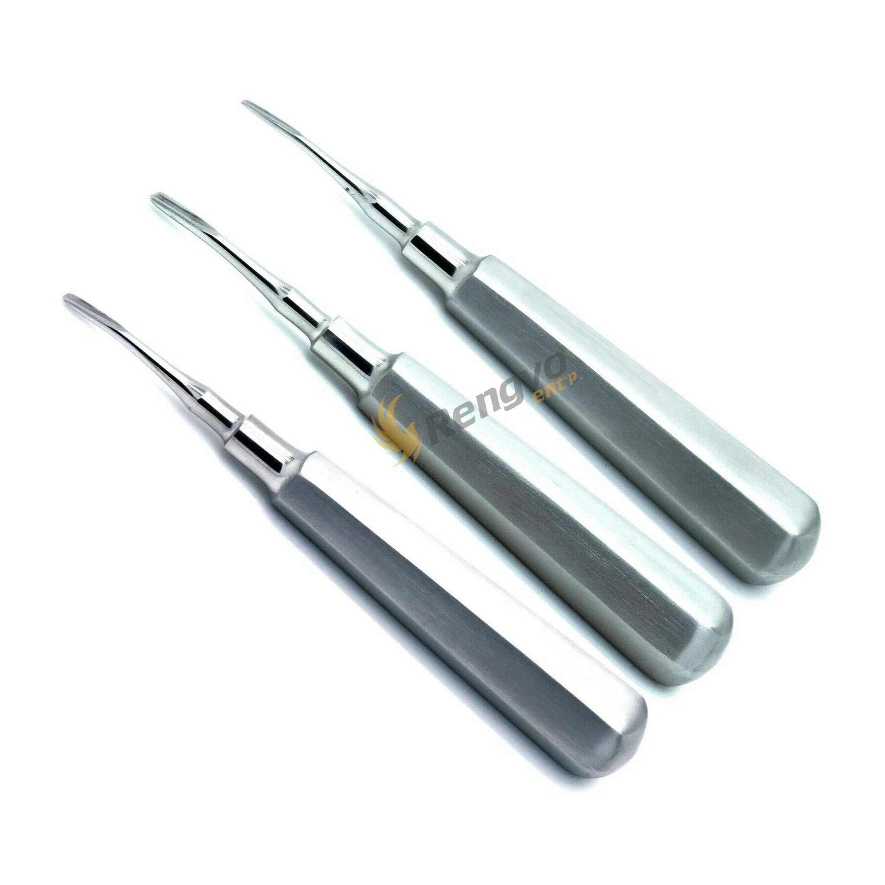 Dental Elevator Surgical Root Instruments Curved Tip 2mm,3mm,4mm New ...