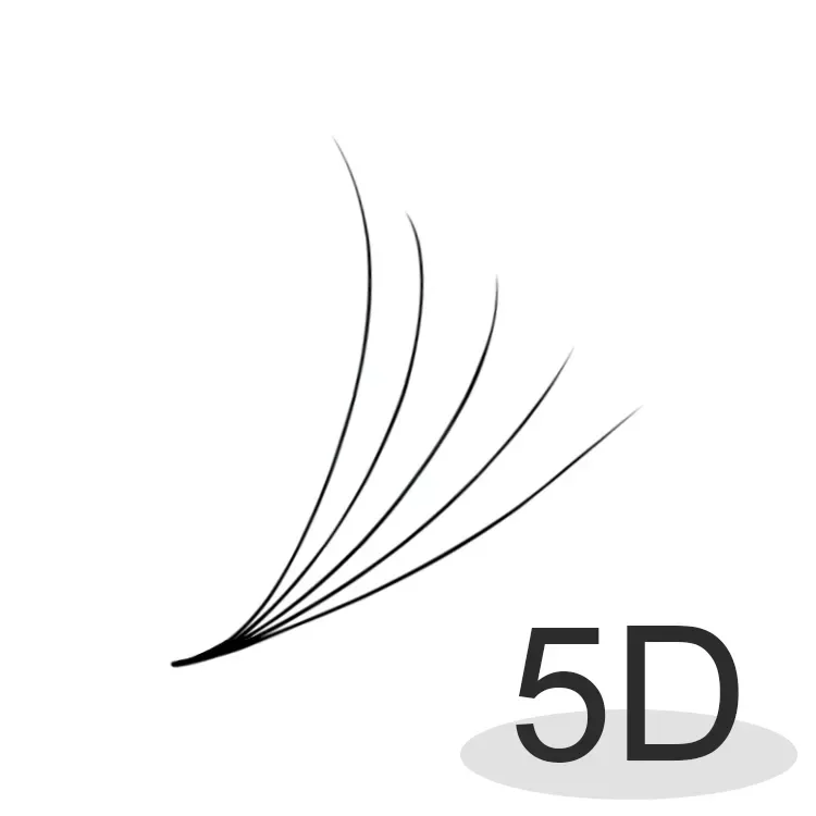 12d 14d Lines Lash Premade Russian Volume Fans Big Trays Sharp Stem Pre ...