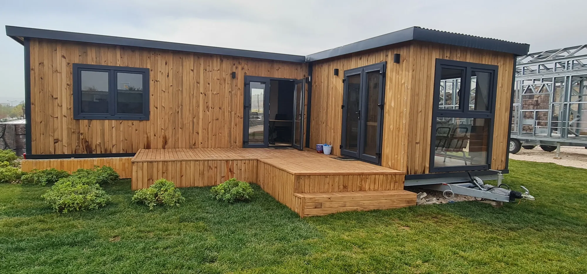 Tiny House Portable House American Style For Caravan Fire Proof Factory ...