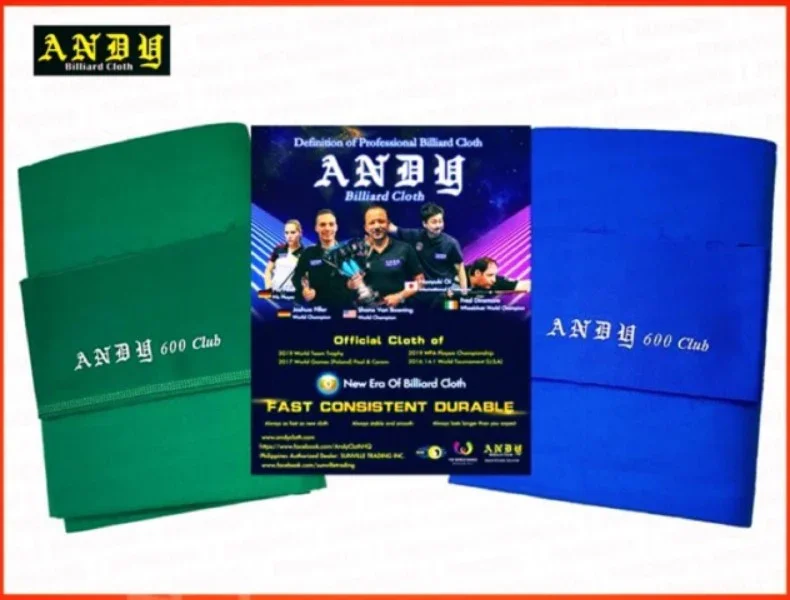 Original Andy Premier Billiard Table Cloth for Sale with 7ft 8ft 9ft ...