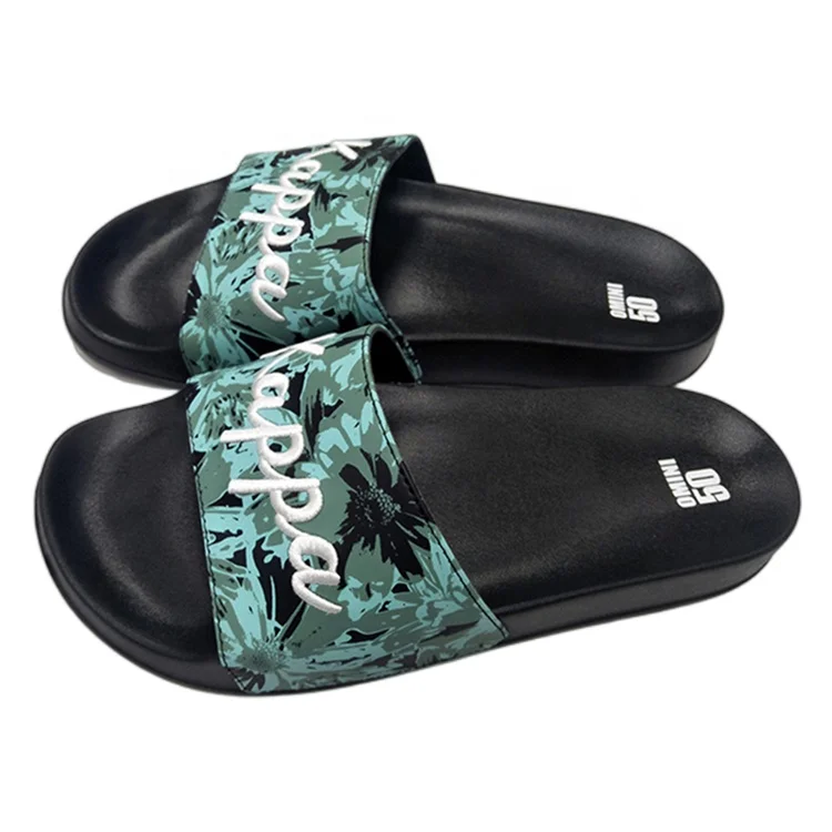 Custom Oem Custom Black Slides Footwear Sandal Pvc Logo Beach Shower ...