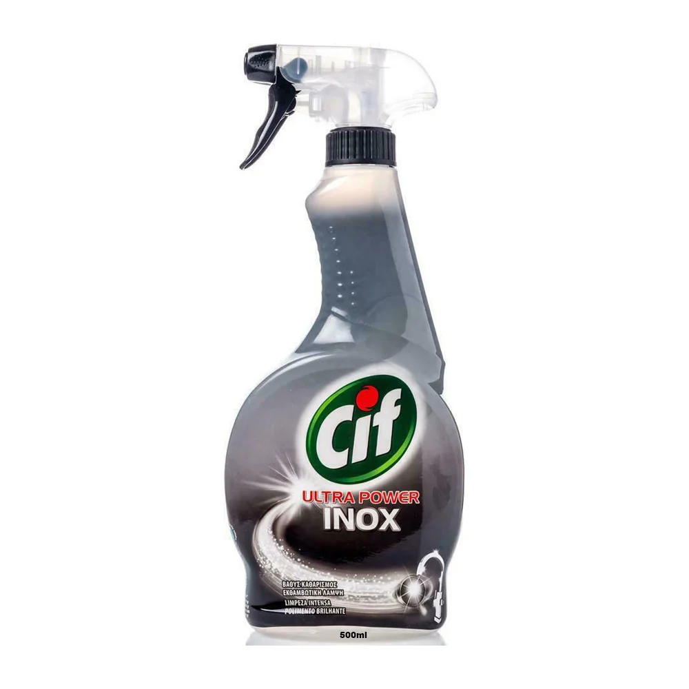 Cif Ultra Power Inox: 500ml For Gleaming Stainless Steel Perfection ...