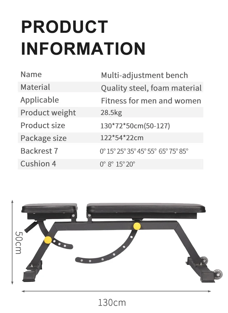 Commercial Adjustable Tilt Weight Lifting Bench For Gym - Buy ...