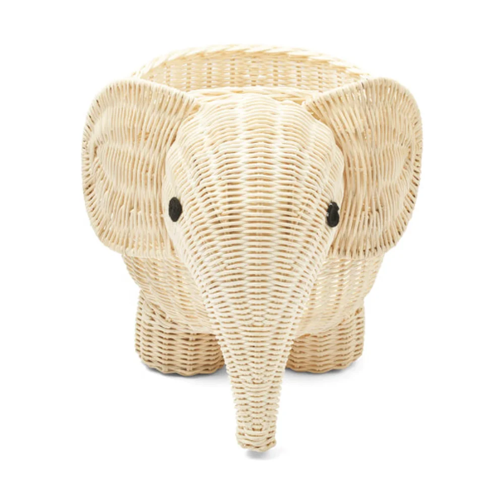 High quality handwoven rattan animal storage basket for children ...