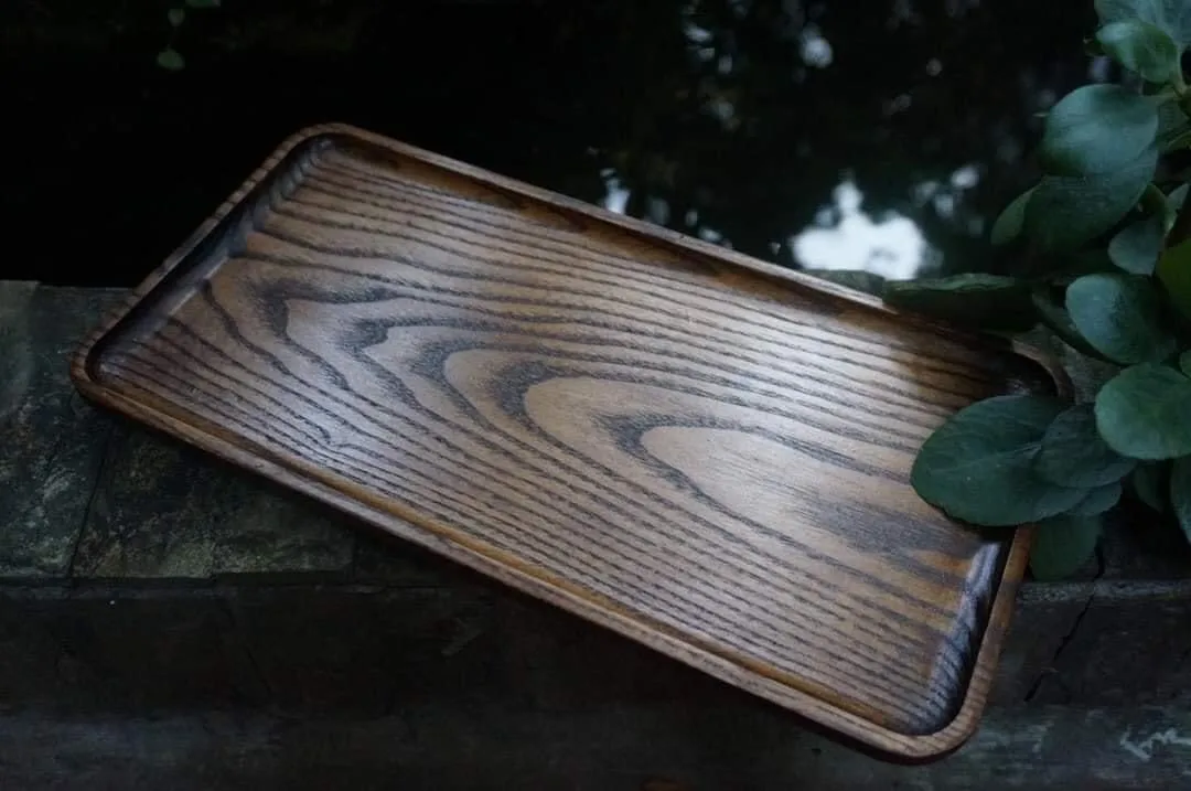 Wooden Mini Plate Small Dinnerware Kitchenware Leaf Shape From Vietnam ...