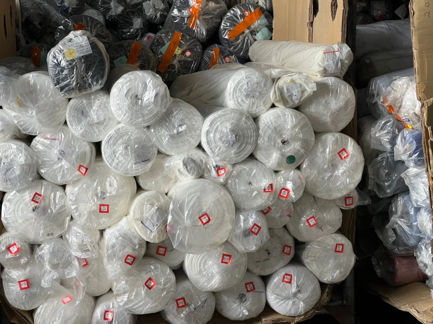 Wholesale Recycled Grs Certificate White Plain Polyester Spandex Single ...