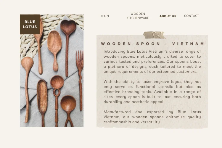 Customized Wooden Spoon And Fork Serving Spoon Diversity Models In Bulk ...