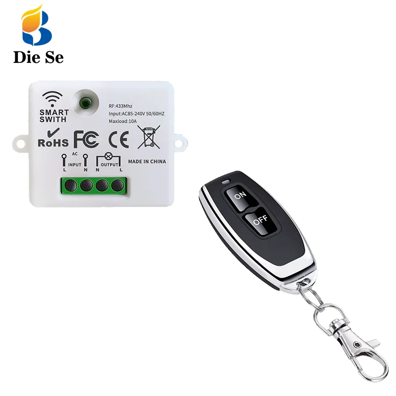 Mini RF 433mhz Module - Smart Life Wireless Switch Light