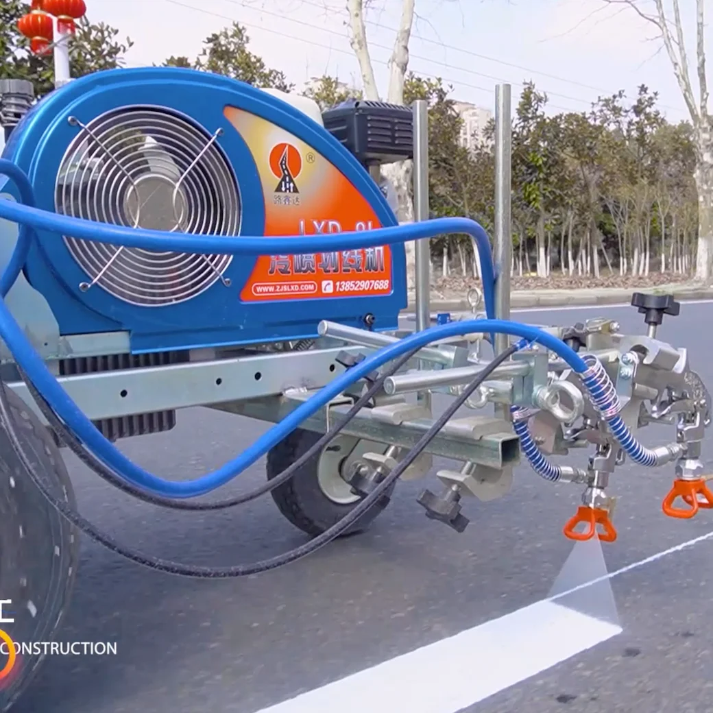 Hand-push Airless Cold Paint Spraying Road Marking Machine For Road ...