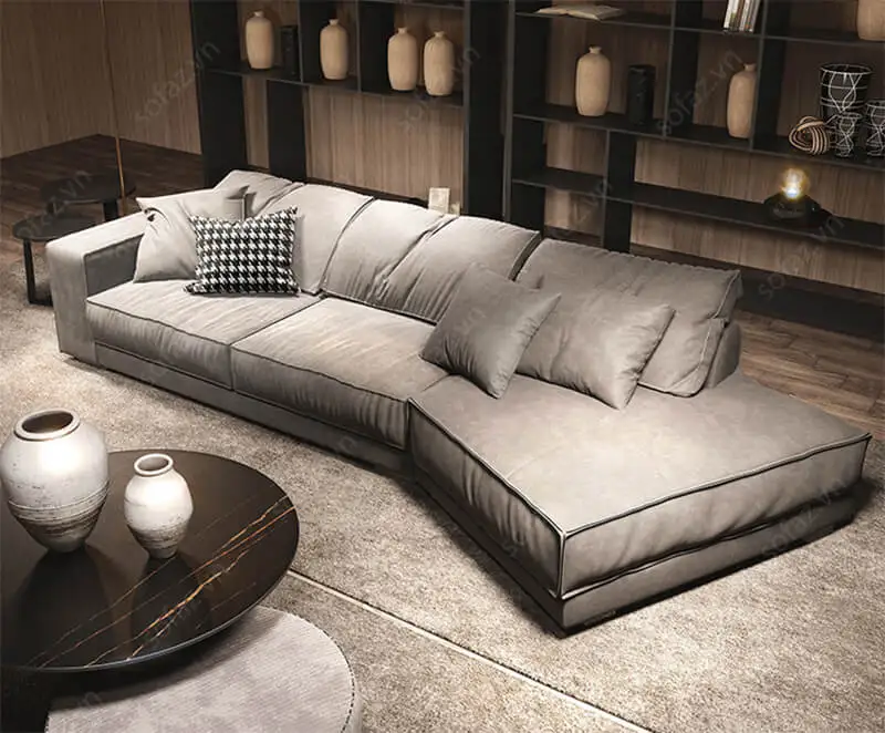 High Quality Cheap Sofa Korean Leather Sofa 3-seat Living Room Diagonal ...