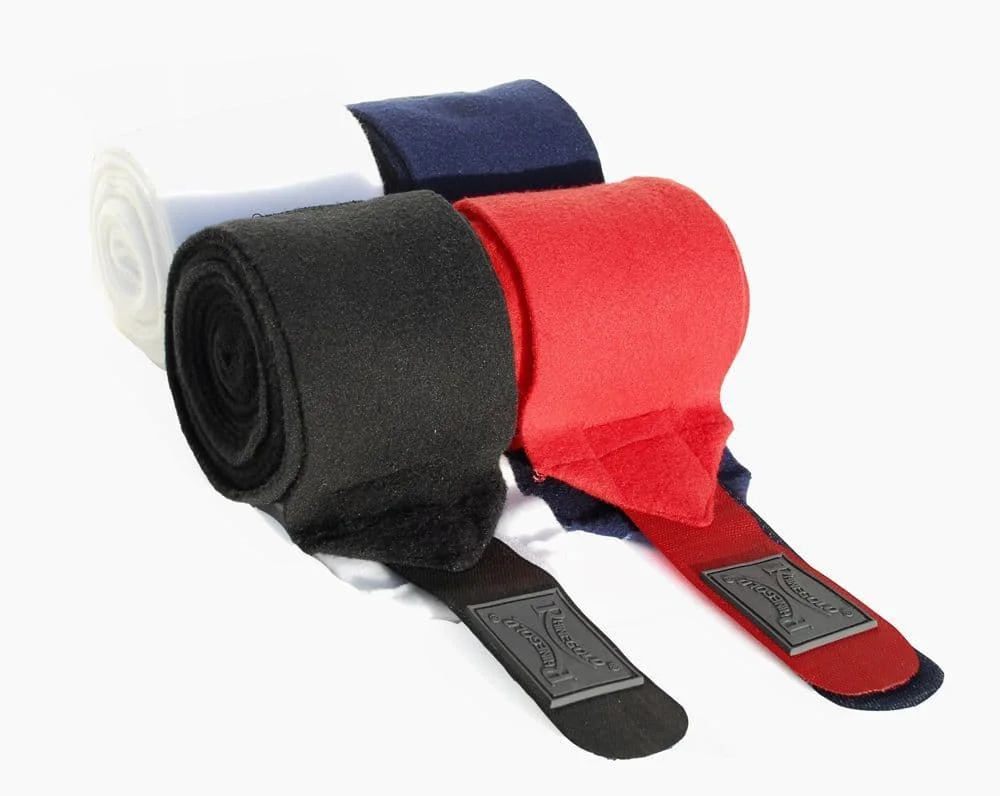 Classic Equine Horse Polo Leg Wraps Soft Fleece Leg Bandage Set Of 4 ...