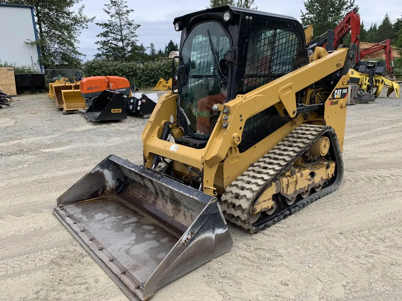 2018 CAT 249D-Compact Track Skid Steer Loader with Turbo Engine & A/C ...
